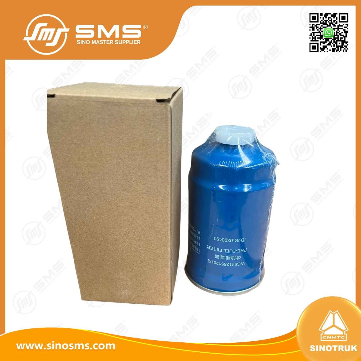 WG9412551201 Fuel Filter HOWO Truck Parts