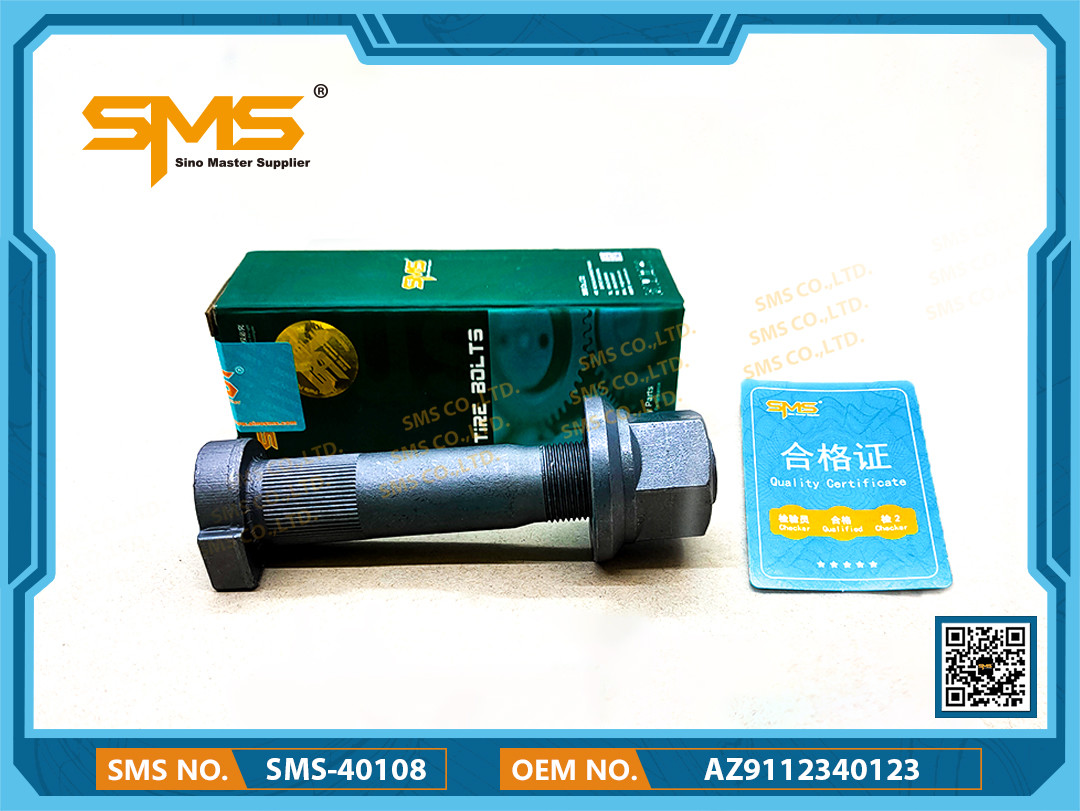 AZ9112340123 Rear Wheel Bolt Sinotruk Howo Truck Spare Parts